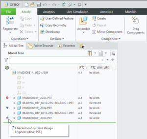 Windchill PDMLink: aktualizowanie modeli Creo w trakcie pracy – Prodart